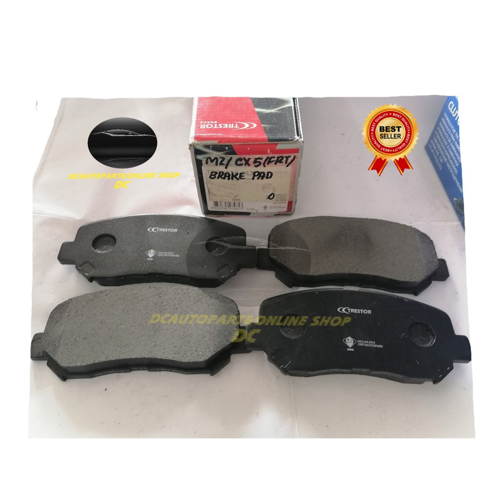 TRESTOR DELUXE MAZDA CX-5 CX5 2.0 / 2.2 / 2.5 FRONT BRAKE DISC PAD FRT ...