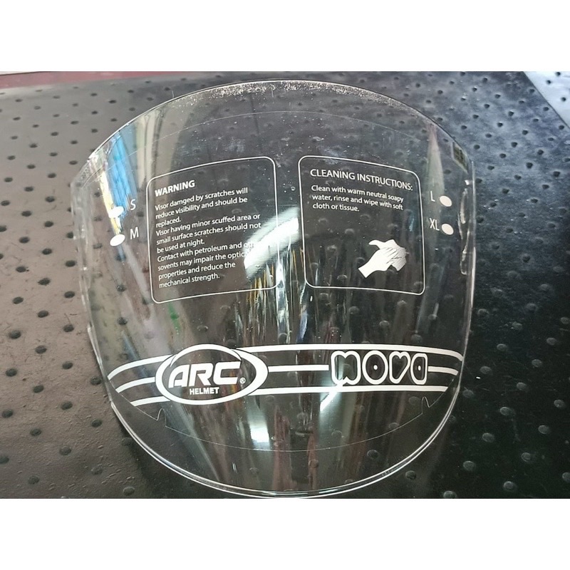 ARC RITZ VISOR ORIGINAL CLEAR putih 100% ORIGINAL ARC RITZ helmet VISOR ...
