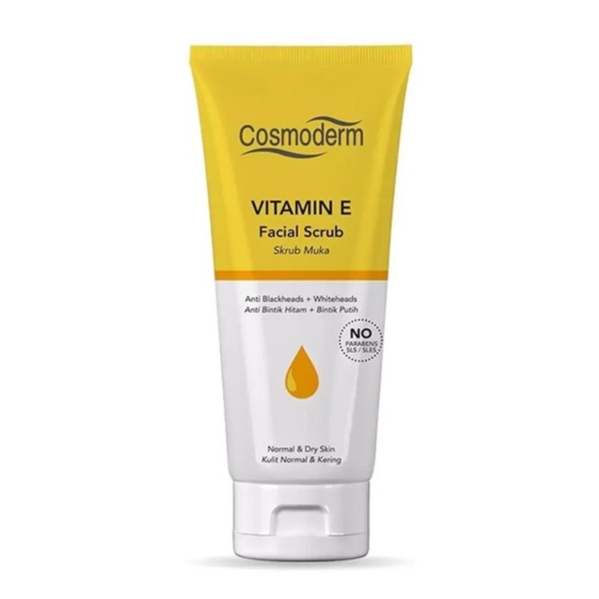 COSMODERM VITAMIN E Facial Scrub 125ml | Shopee Malaysia