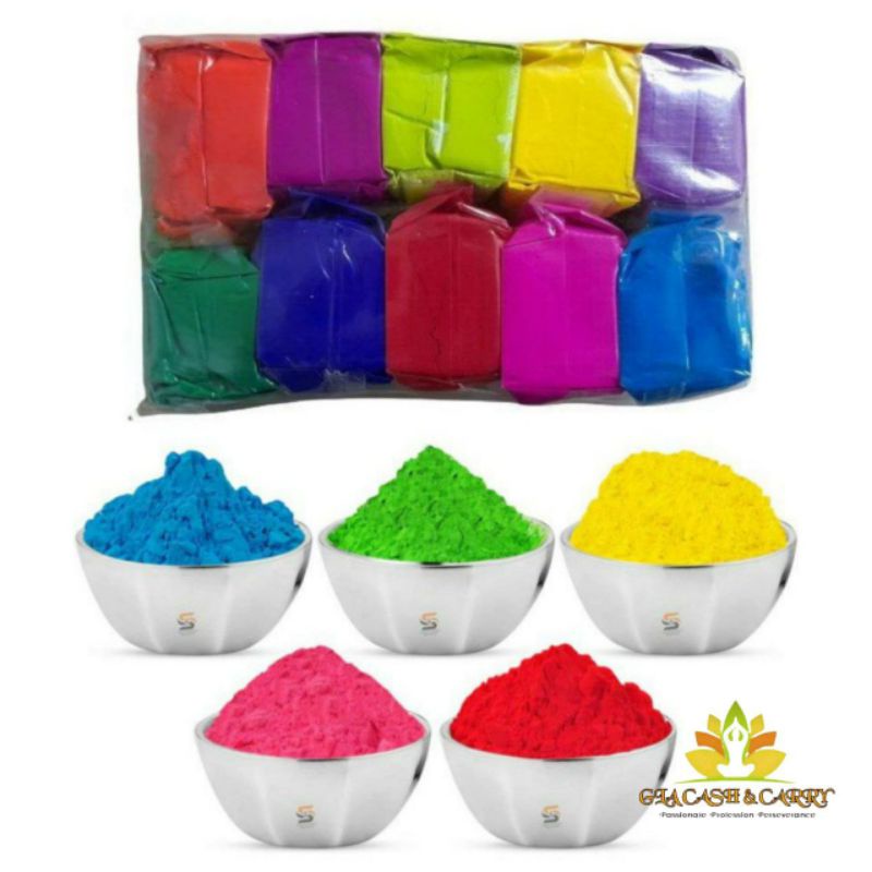 10 IN 1 Holi Colour/Kolam Powder (500 Grams) | Shopee Malaysia
