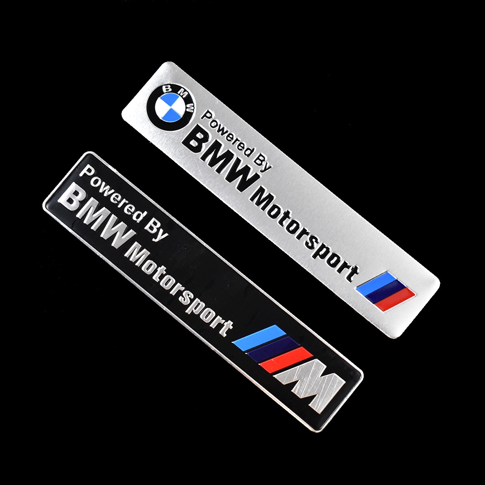 3D Metal Car BMW Standard Modified Aluminum Alloy Car Sticker | Shopee ...