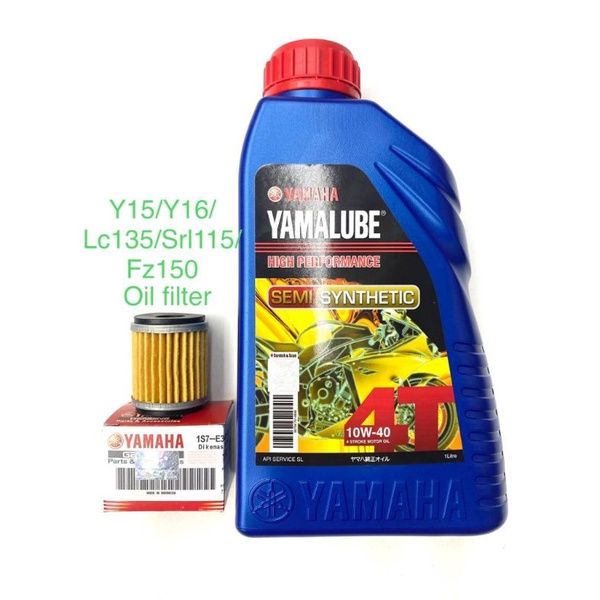 Yamalube 4T oil 1L fully synthetic semi synthetic high performance NEW ...