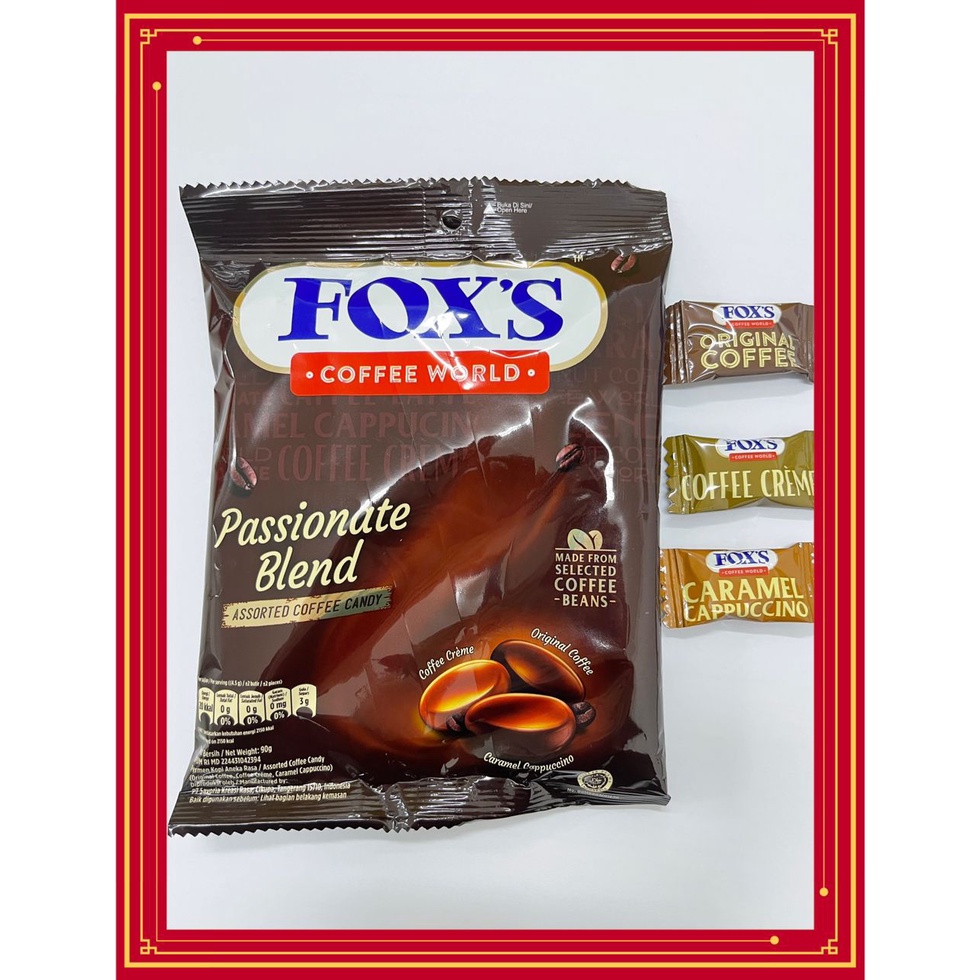 FOX'S Assorted Coffee Candy 90g EXP: 31 AUG 2022 | Shopee Malaysia