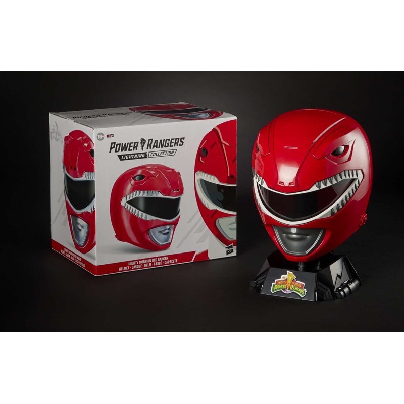 Original Hasbro MMPR Red Ranger Helmet | Shopee Malaysia