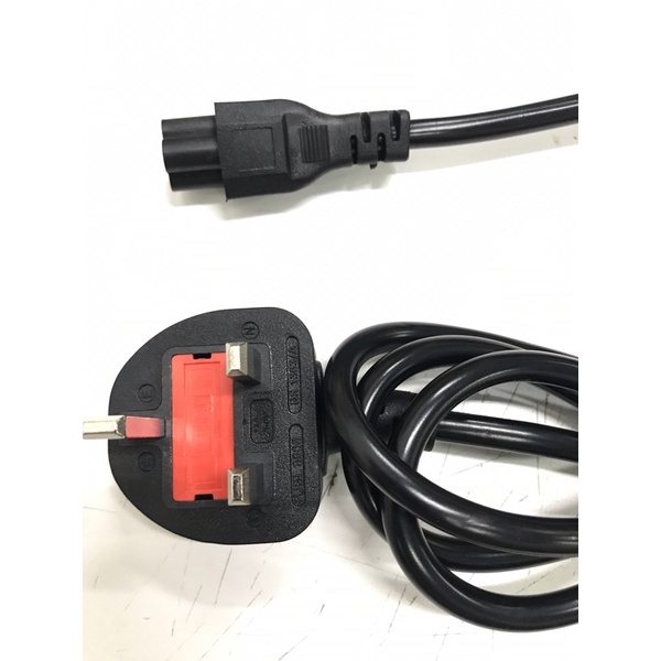 1.5M 3 PIN / 2 PIN 13A FUSE UK POWER CORD CABLE FOR LAPTOP PC MONITOR ...