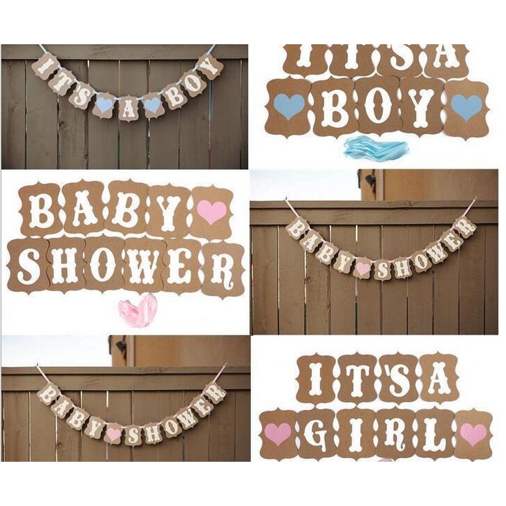 Paper Card Banner Alphabet Kraft Card Banner (11x13cm A to S) | Shopee ...