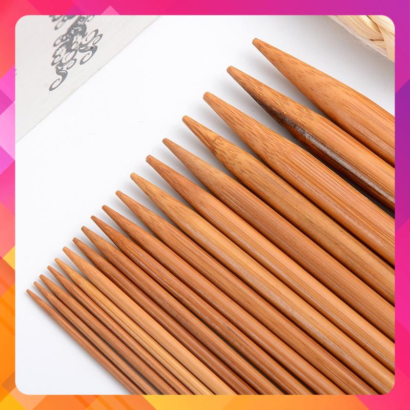 Wooden knitting sticks/needles in many sizes (Set of 4 sticks - 36cm ...