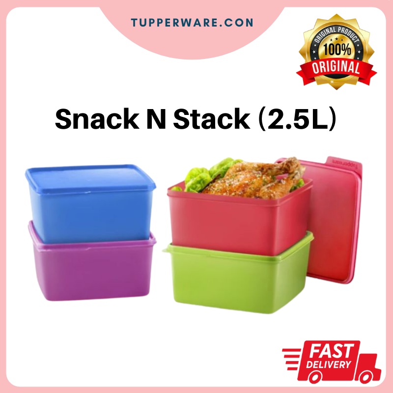 Tupperware Snack & Stack (2.5L) | Shopee Malaysia