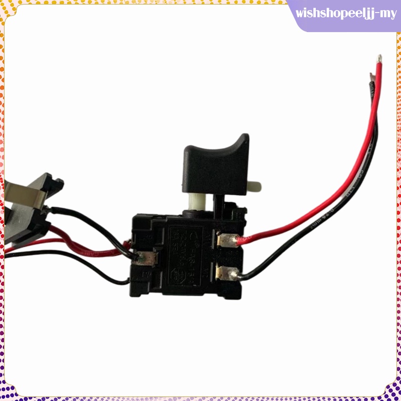 Electric Cordless Drill Switch Push Button with for Lithium Battery ...