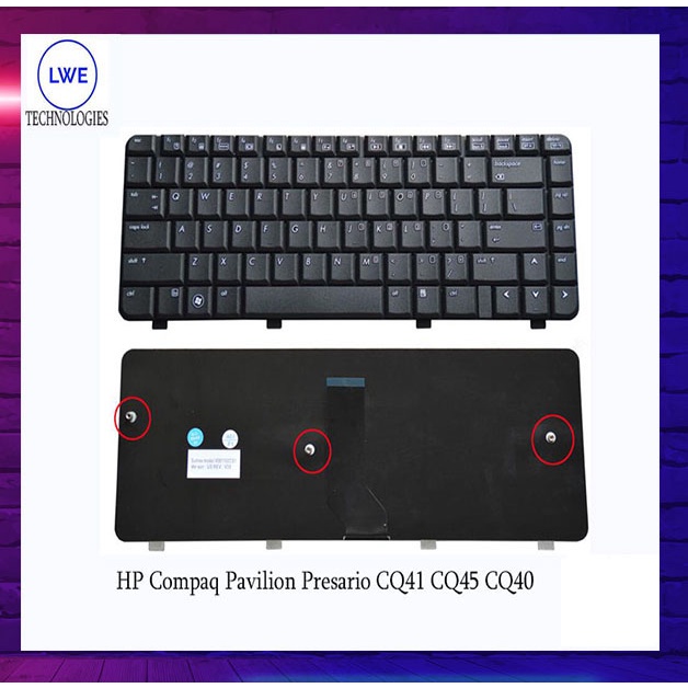Hp Compaq Pavilion Presario Cq41 Cq45 Cq40 100 Q72c Tpn F101 Hstnn Q68c Laptop Keyboard Shopee