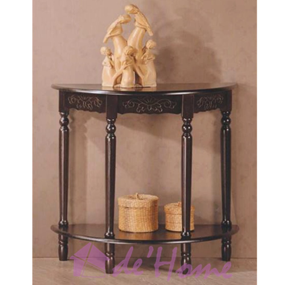 Dhome Half Moon Telephone Table (Cappucino) | Shopee Malaysia