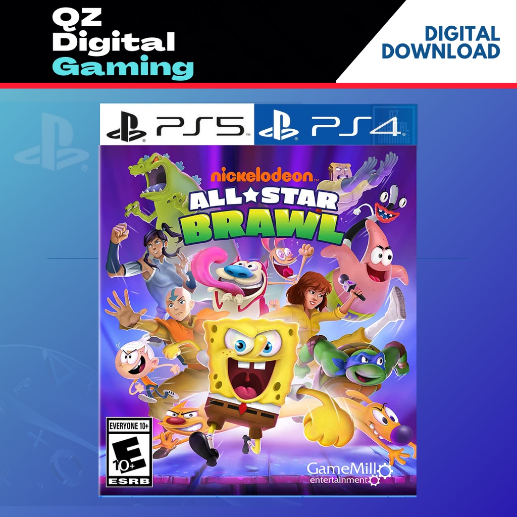 PS4 / PS5 Nickelodeon All Star Brawl Full Game Digital Download ...