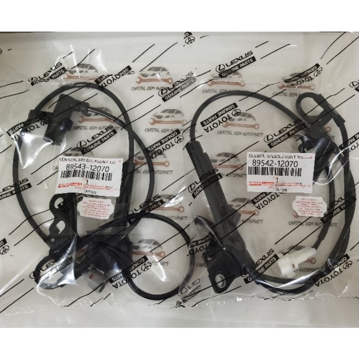 TOYOTA ABS SENSOR - TOYOTA ALTIS ZZE121/122 FRONT & REAR 2001>2007 ...