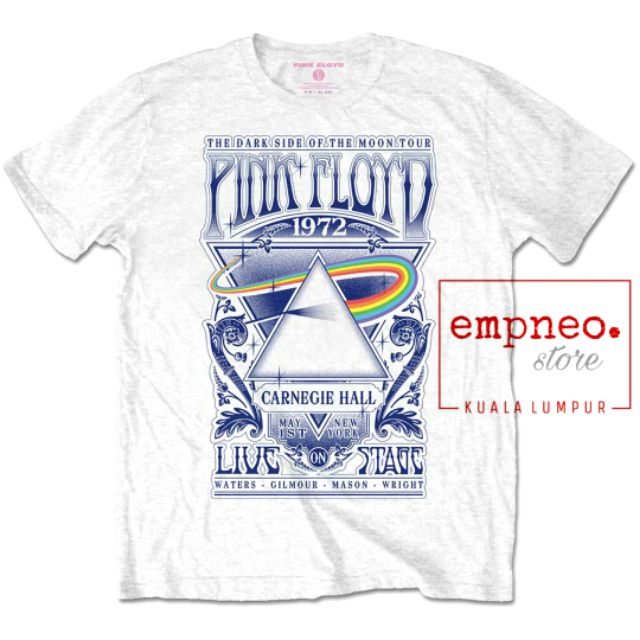 Pink Floyd 'Carnegie Hall Poster' T-Shirt (Official Licensed ...