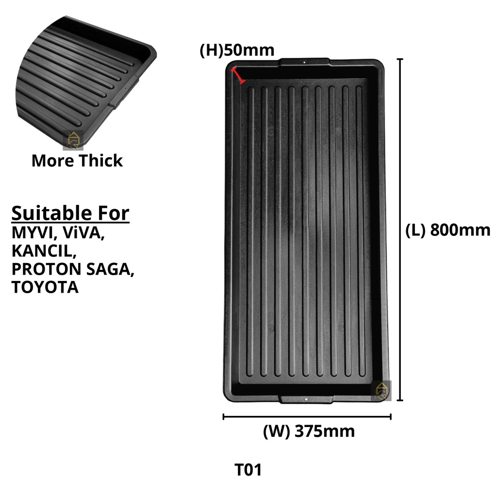 Multi Purpose Tray Black | Stall Tray | Vegetable & fruit Tray | Car ...