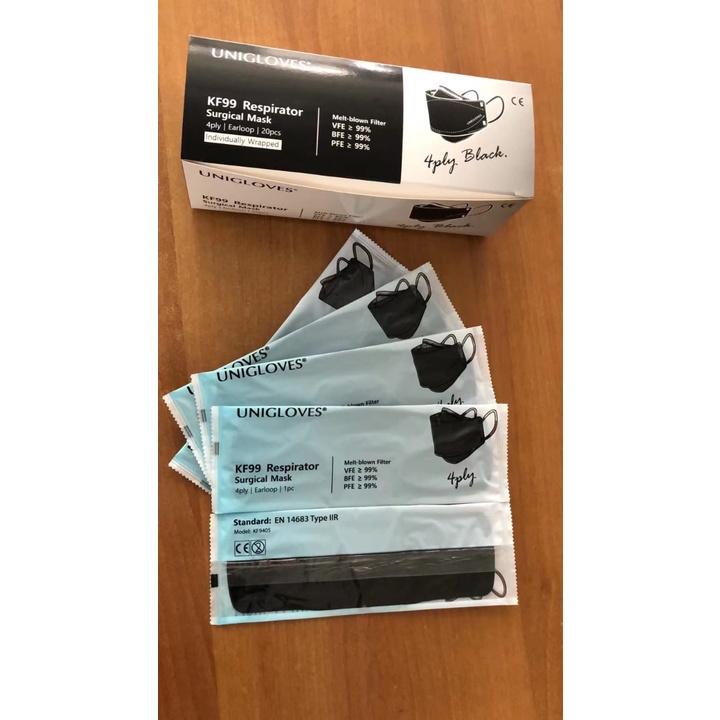 KF99 Unigloves 4PLY (20PCS) Respirator Surgical Mask | Shopee Malaysia