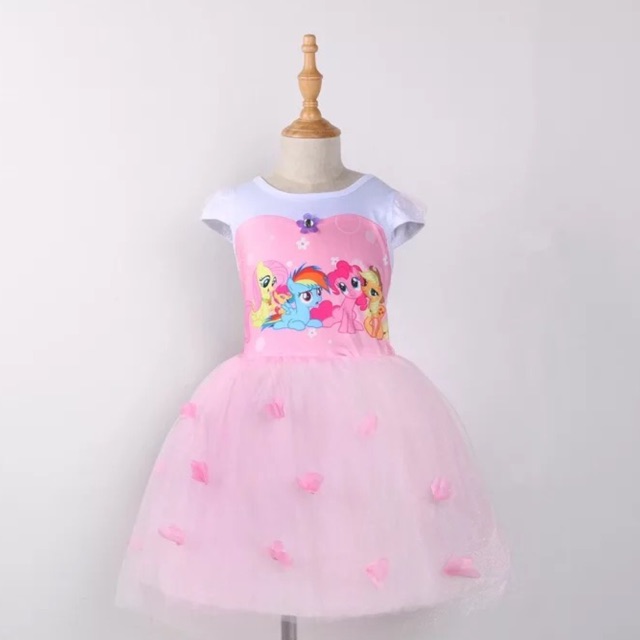 [preorder] My little pony gown (3 to 8 years old) | Shopee Malaysia