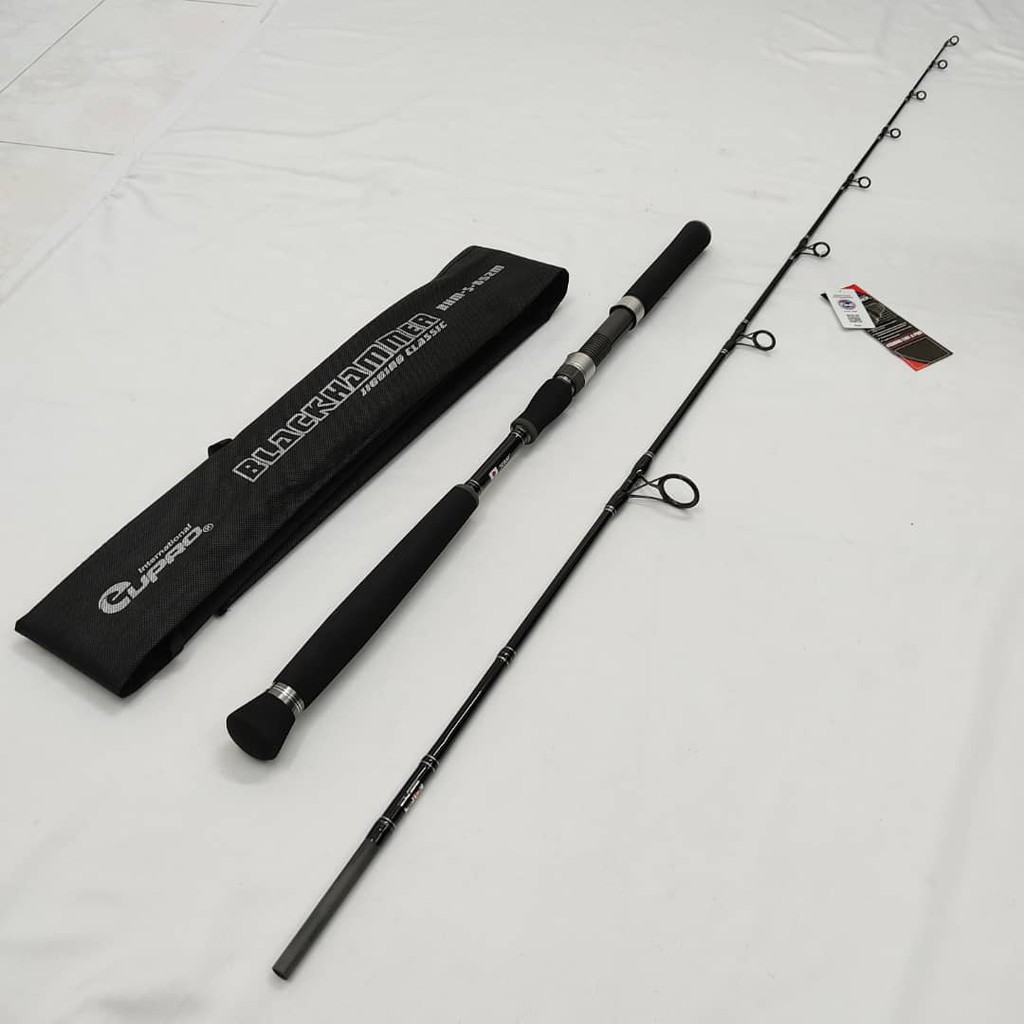 ORIGINAL EUPRO BLACKHAMMER JIGGING SPINNING (BUTT JOINT) ROD | Shopee ...