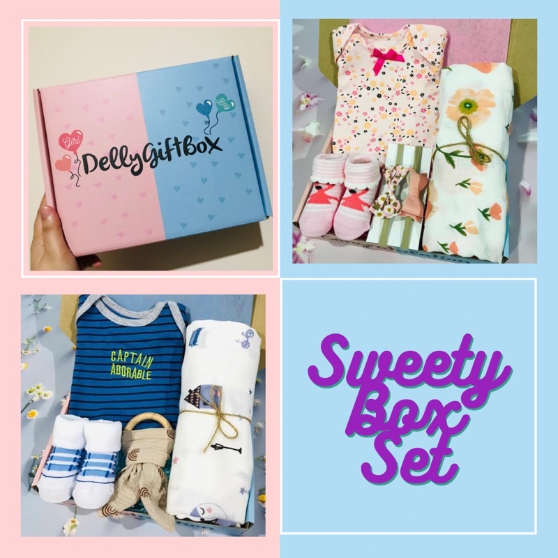 Premium High Quality Baby Gift Set / SWEETY Baby Gift Box Set / Baby ...