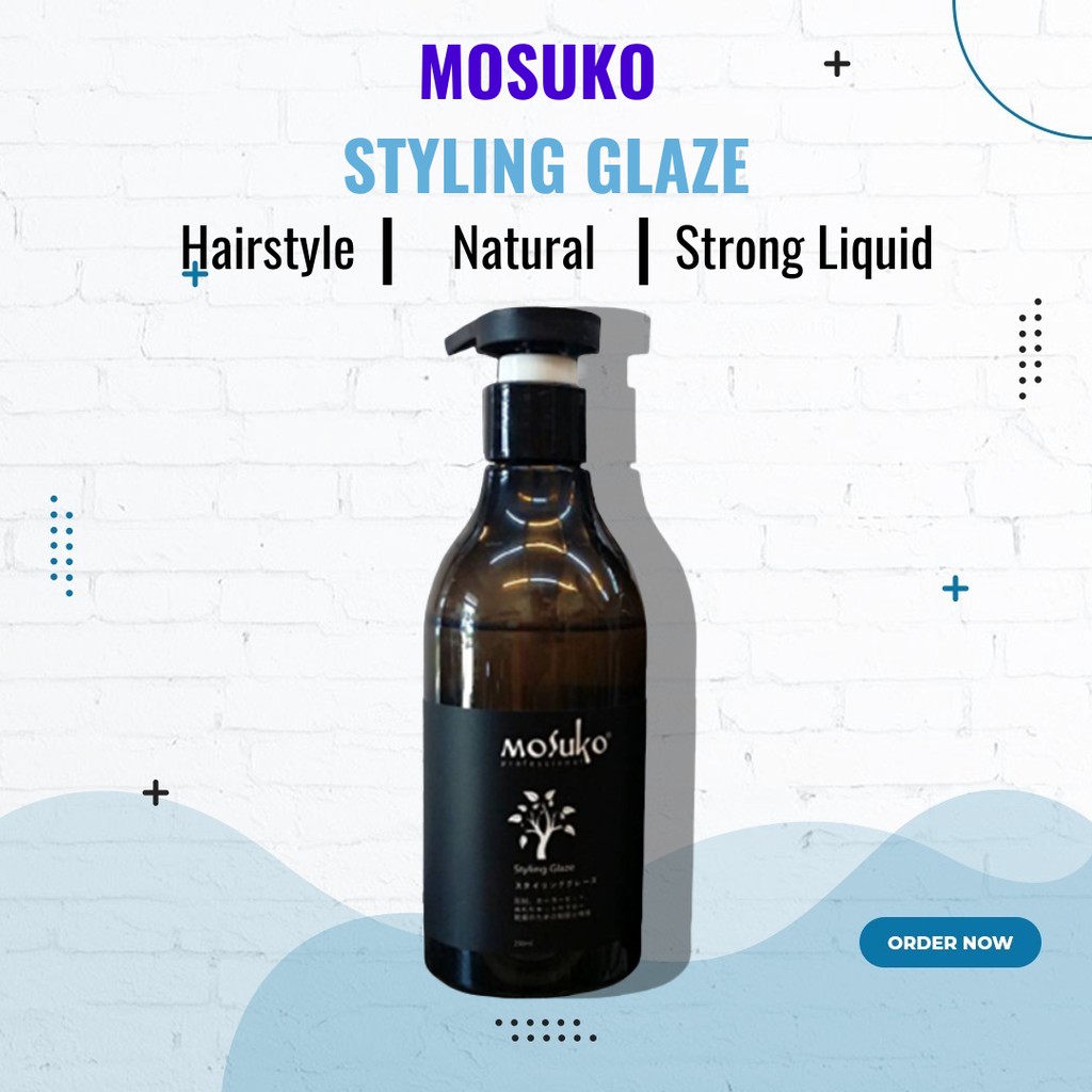 Mosuko Strong liquid Styling glaze (250 ml) | Shopee Malaysia