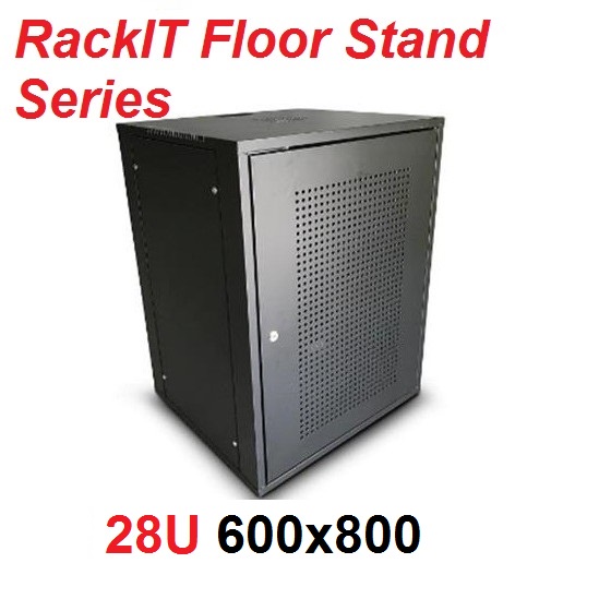 Hotdeal RackIT Standard 19" 600x800 Floor 28U Stand Server Rack - 28U ...