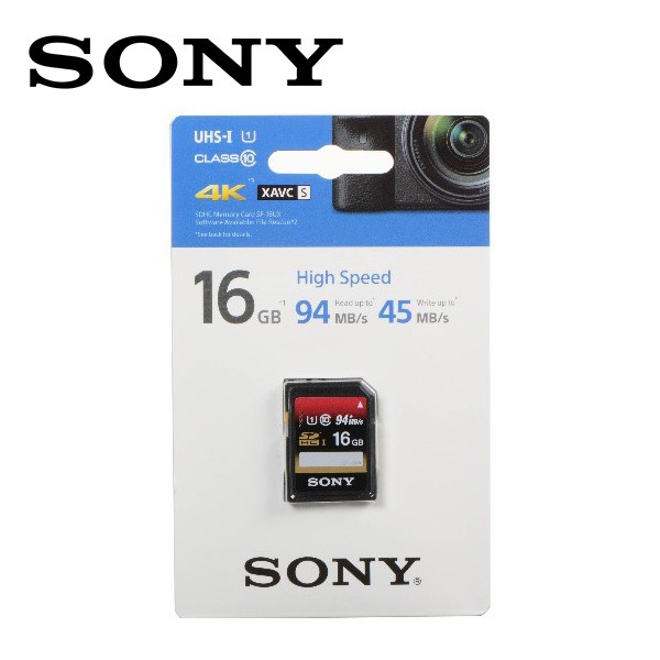 Sony Class 10 Memory SD Card UX Series SDHC UHS-1 (16GB) SF-16UX ...