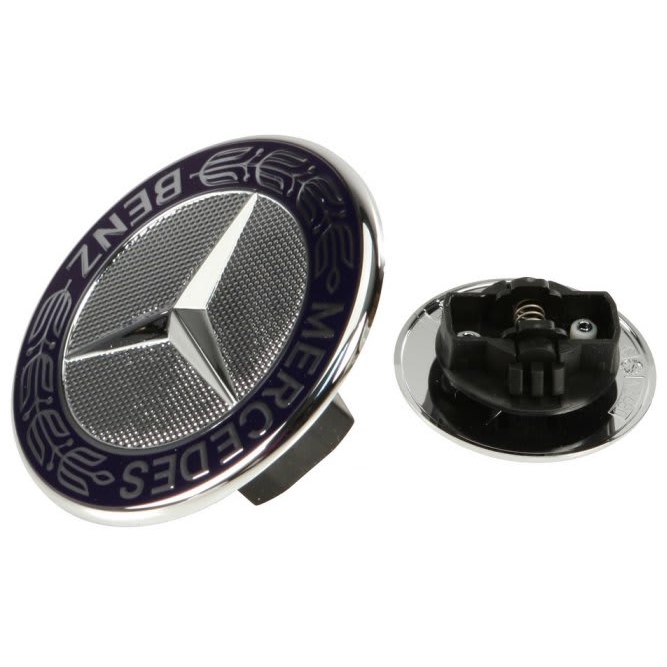 Mercedes Benz Original Front Bonnet Sleep Logo Star 2048170616 Blue ...