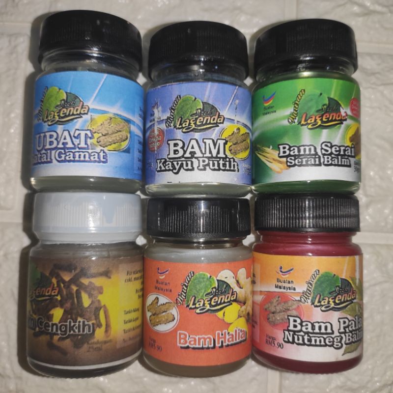 Ubat Gatal Gamat Bam Serai Bam Cengkih Bam Kayu Putih Bam Halia Bam ...