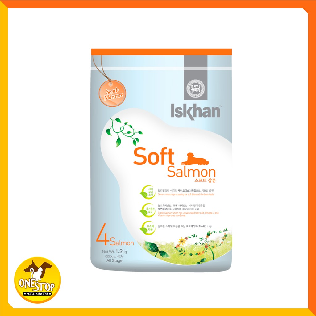 Iskhan Soft Salmon All Life Stages (No. 4S) 1.2kg | Shopee Malaysia