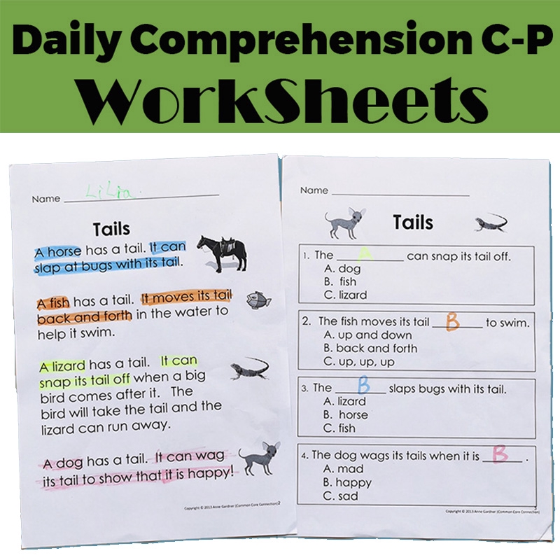 9 Books/set Reading Comprehension Passages Level C-P Practice Paper ...