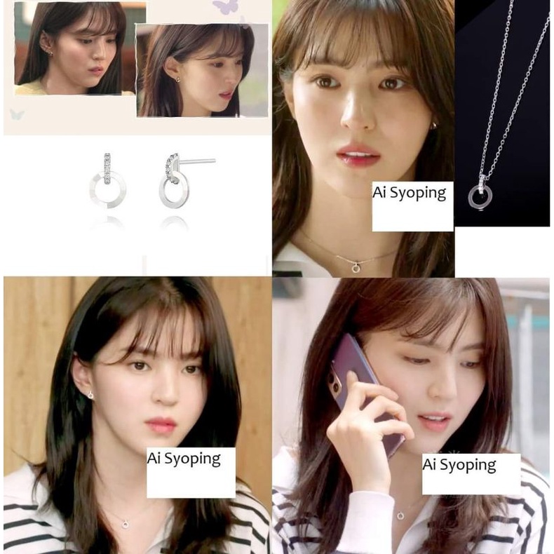 Nevertheless 알고있지만 Yu Na Bi (Han So Hee) Silver Circle Necklace ...
