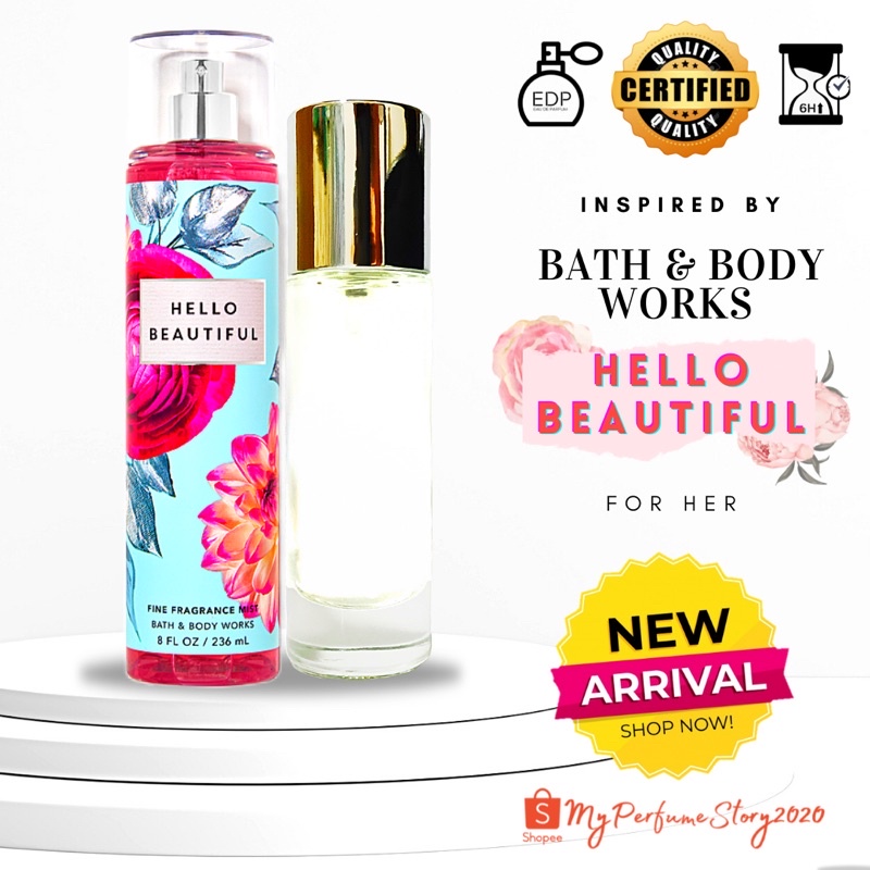 🔥NEW ARRIVALS🔥Inspired Perfume Hello Beautiful Bath Body Works EdP ...