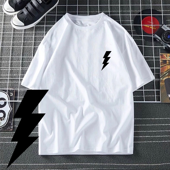 BAJU EXPRESS TSHIRT WOMEN MEN FLASH LOGO THUNDER GRAPHIC SIMPLE TEE ...