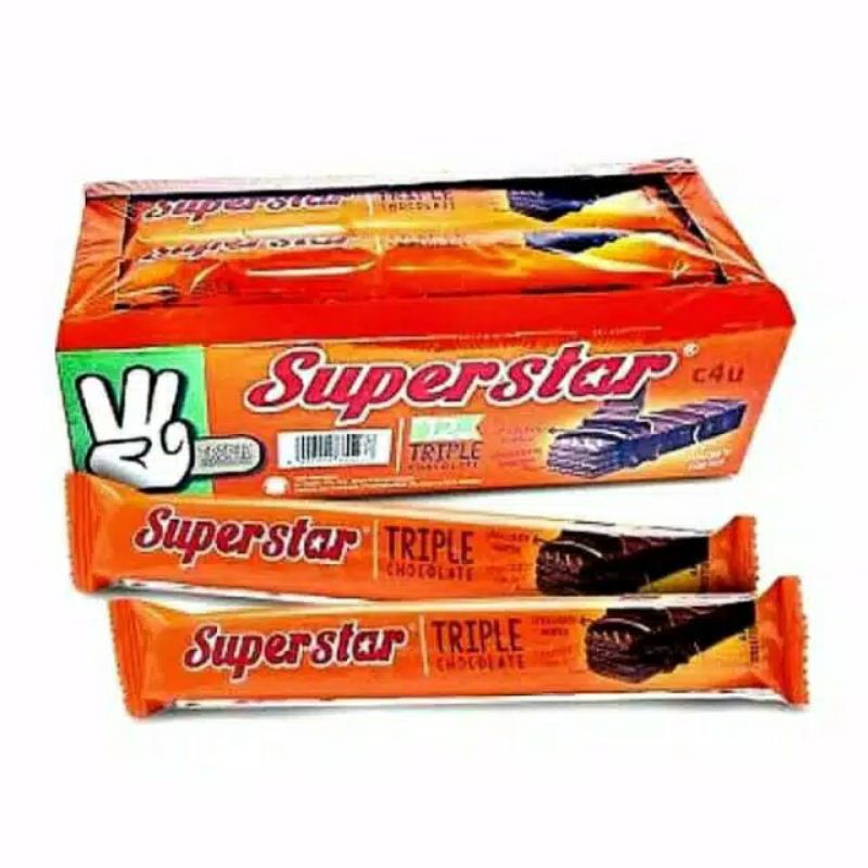 Superstar Wafer box contains 20 x 16g | Shopee Malaysia