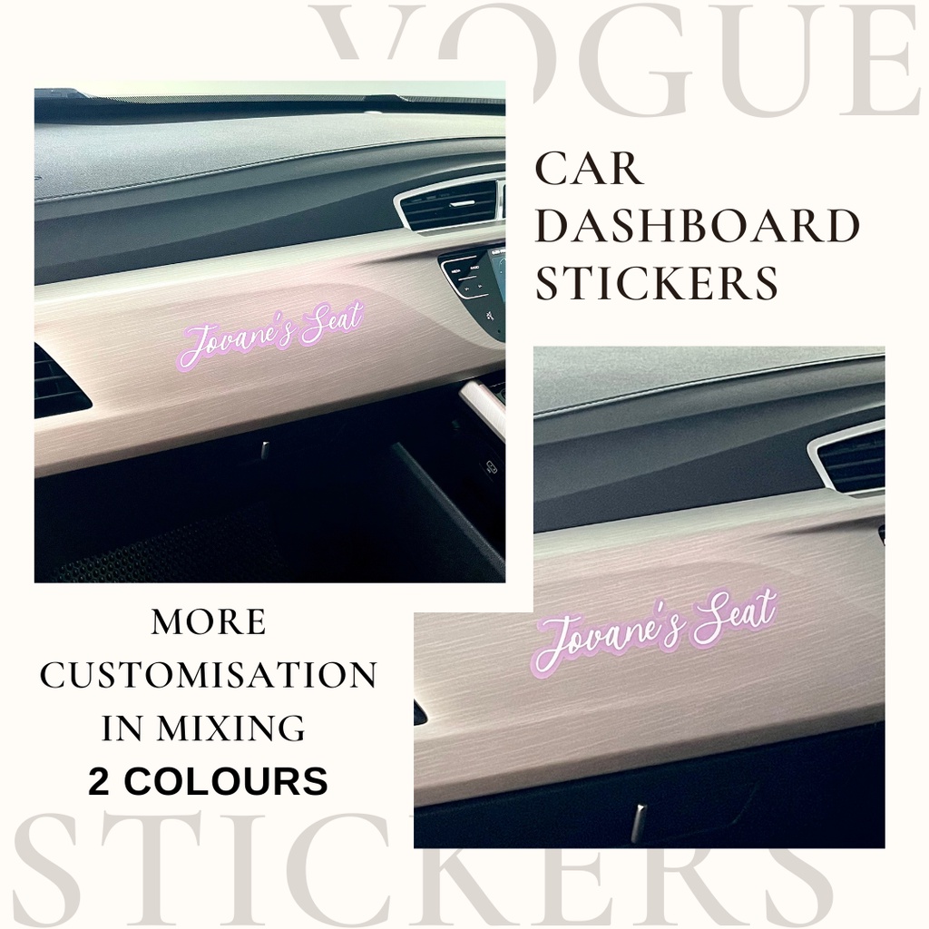 Car Dashboard Stickers | Shopee Malaysia