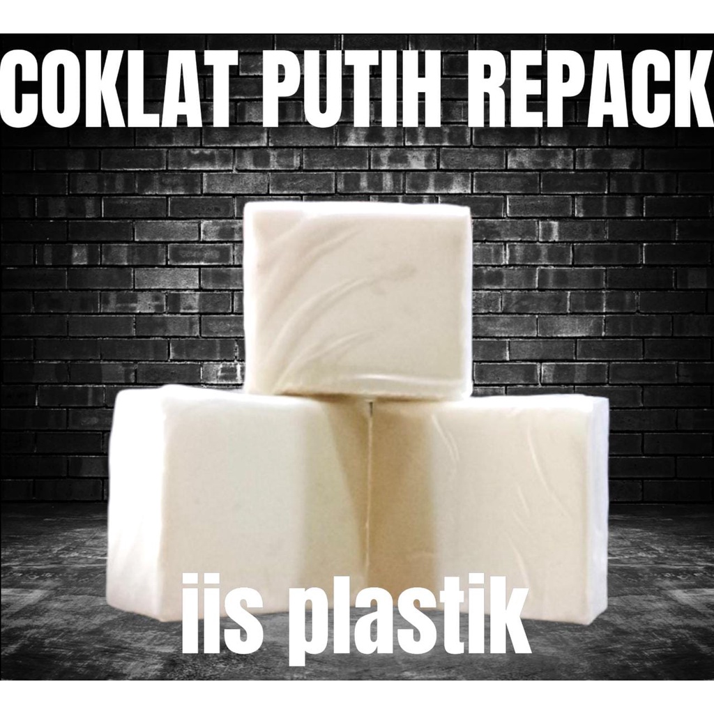 PUTIH Premium white chocolate compound / white chocolate bar Repack ...