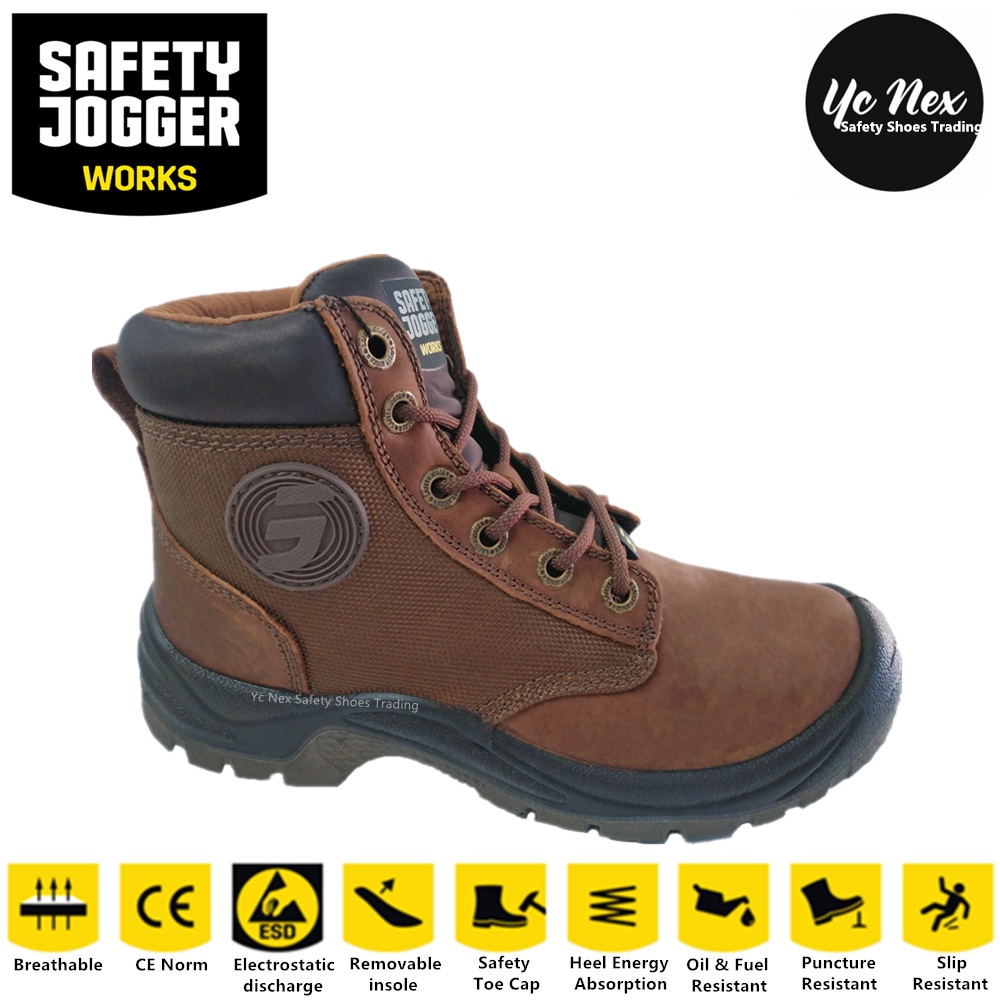 Safety Jogger Dakar Safety Shoes Safety Boots KASUT KERJA Mid Cut Lace ...
