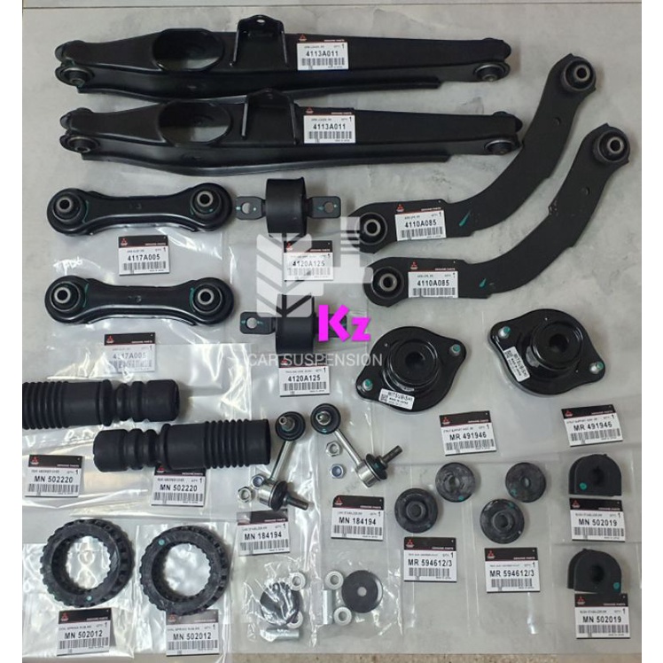 22PCS COMBO IN 1 SET - REAR SUSPENSION SET - MITSUBISHI LANCER GT 1.8/2 ...