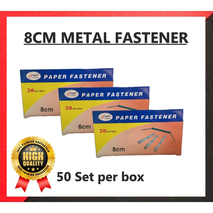READY STOCK 8CM Metal Fastener / Metal Fastener | Shopee Malaysia