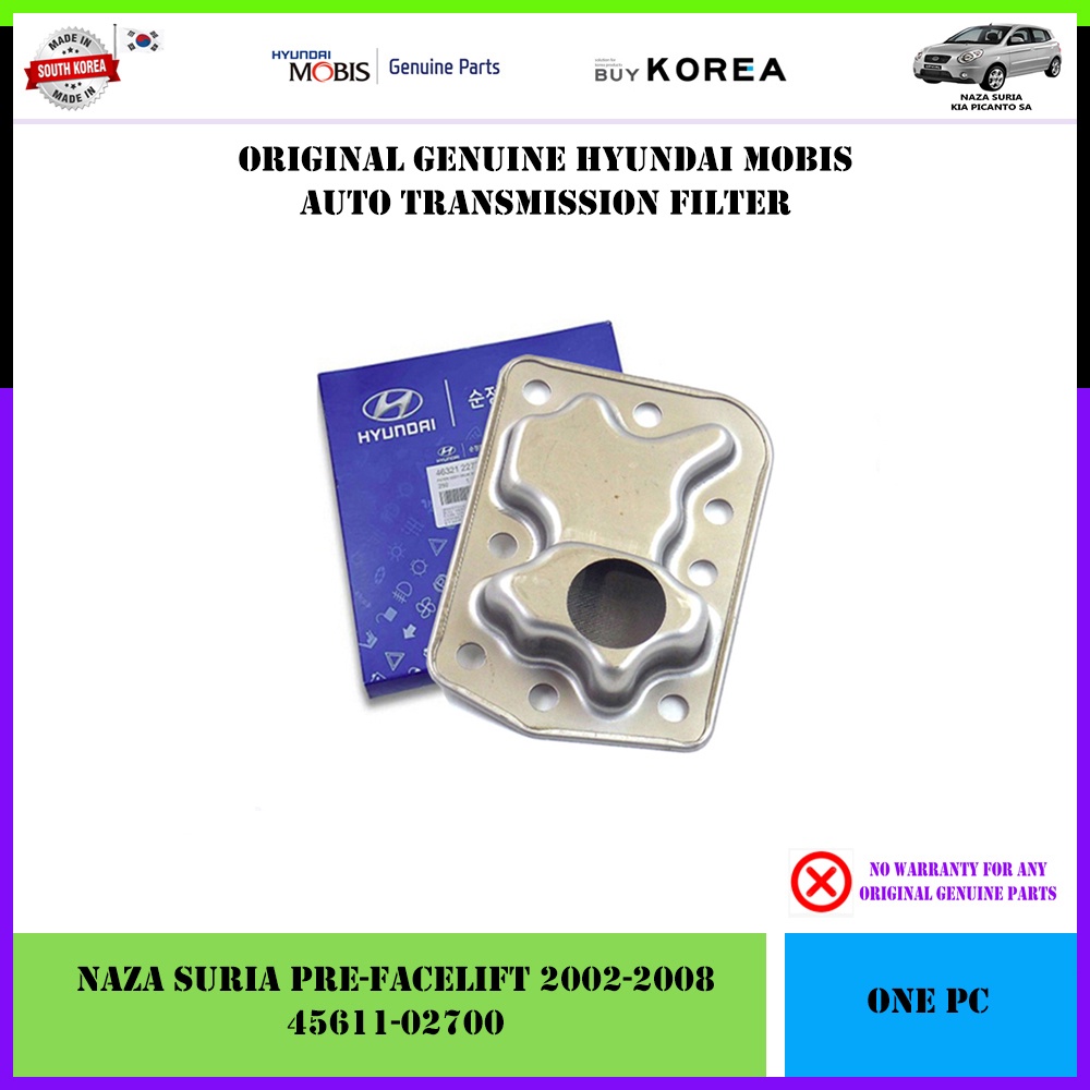 Naza Suria Pre-Facelift Genuine Hyundai Mobis Auto Transmission Filter ...
