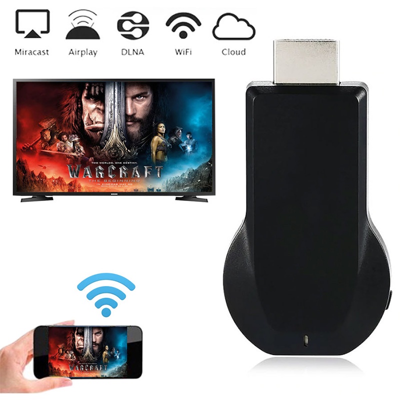 MiraScreen Wireless Bluetooth Wifi Display TV Dongle Receiver 1080P ...