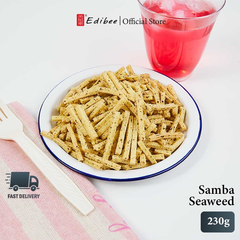 Edibee Samba Samba Seaweed Snack 230G Biscuit Biskut Kerepek Keropok ...