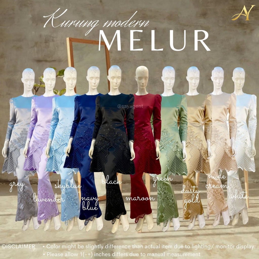 😍 KURUNG MODERN MELUR😍 : BAJU RAYA HAJI 2022,BAJU NIKAH,BAJU SANDING ...