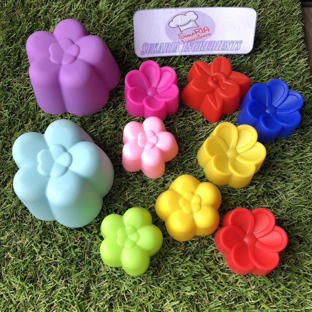 Bunga Kuih Acuan Flower Silicone Mould Random Colour Sunflower ...