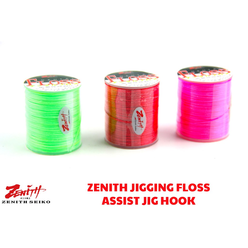 ZENITH Jigging Floss for Assist Hook, Dental Floss Jigging Hook, Hook ...