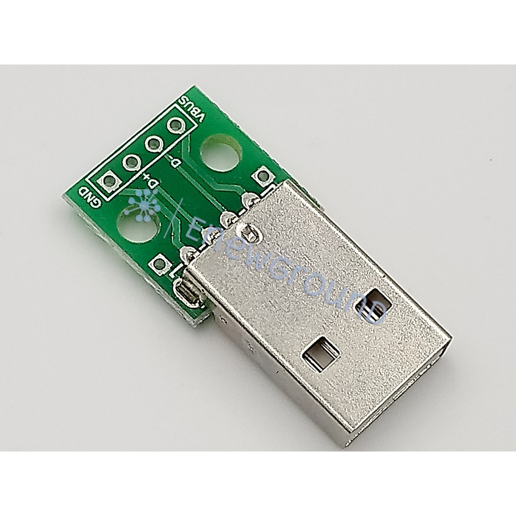 USB to DIP breakout (Male, Type-A) / USB ke DIP Breakout (Jantan, Jenis ...