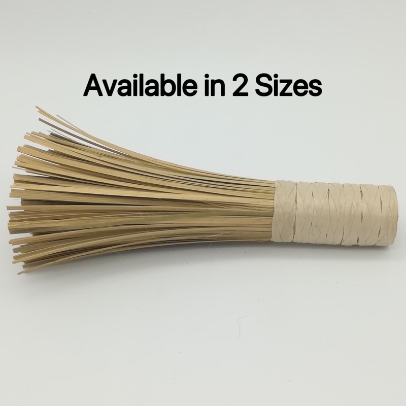 Bamboo Wok Brush / Berus Kuali KASAR / Buluh Gosok Kuali / Berus Periuk ...