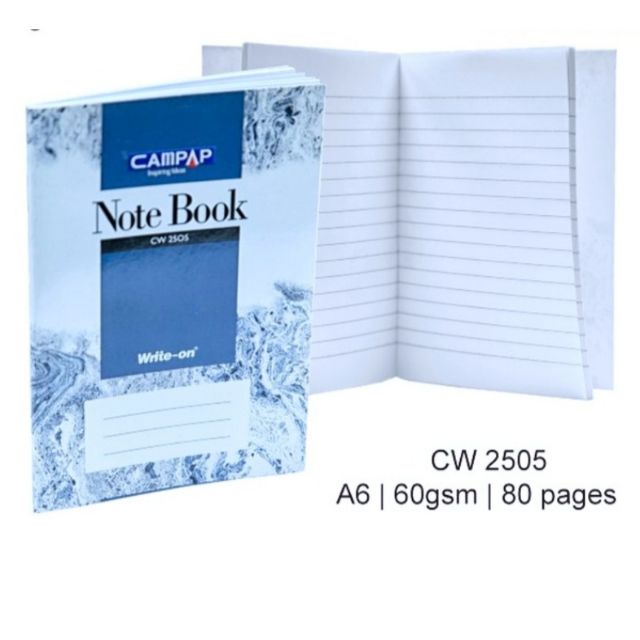 CAMPAP Write-On A6 Exercise Note Book CW 2505 | Shopee Malaysia