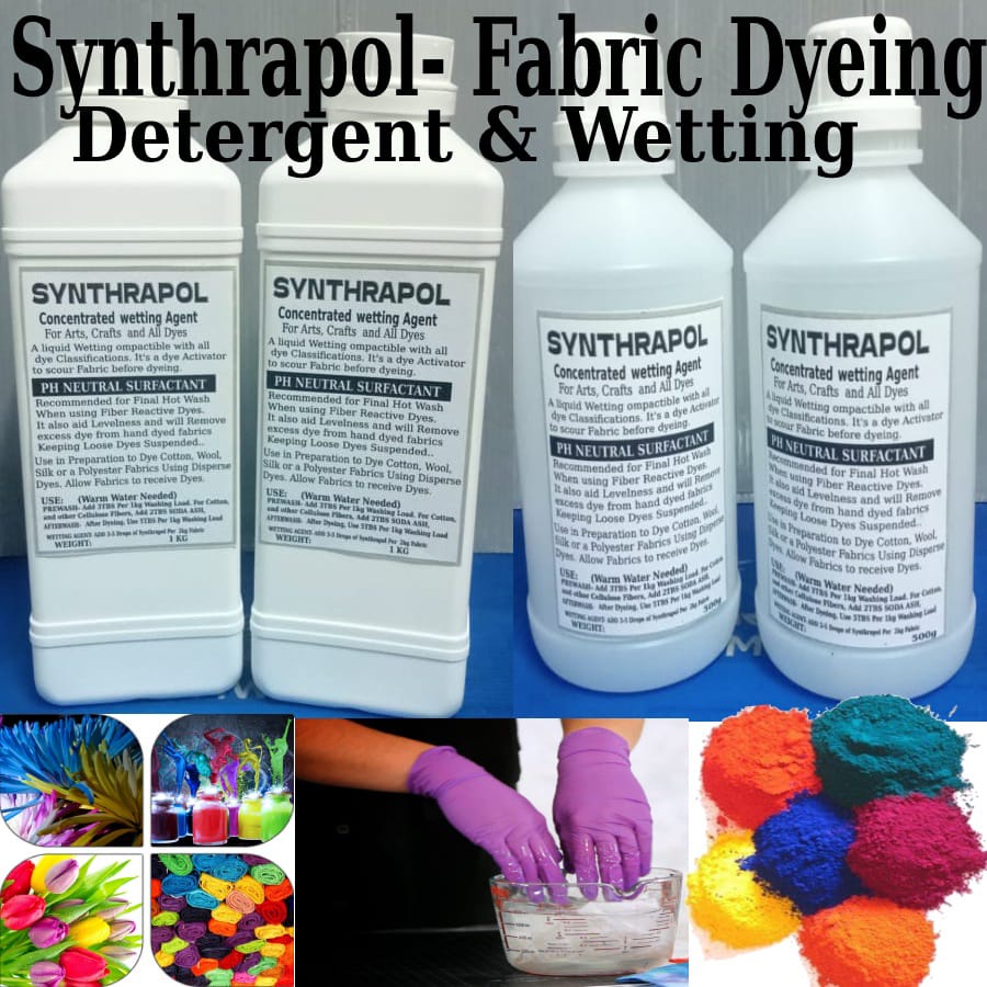 SYNTHRAPOL: Fabric Dye Detergent & Wetting Agent: PH NEUTRAL INDUSTRIAL ...