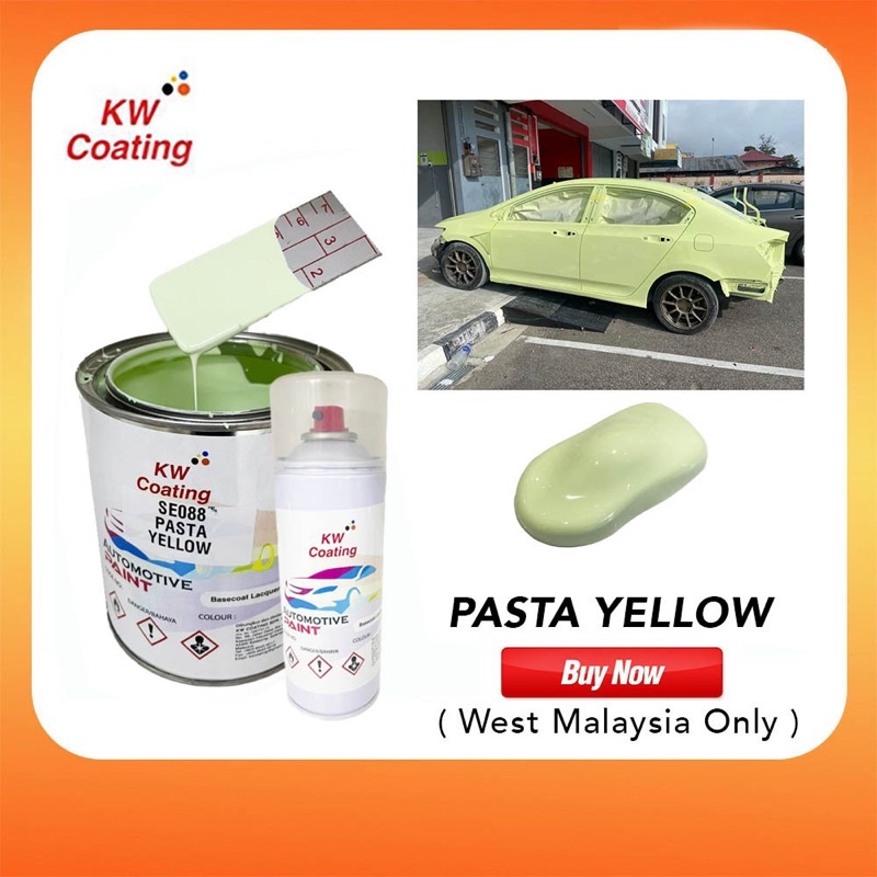 KW 2k Paint Se088 Pasta Yellow Kereta Se088 Pasta Yellow Cat Kereta 2k ...